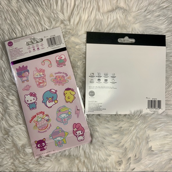 Sanrio | Office | Nwt Hello Kitty And Friends Sanrio Pink Sticker ...